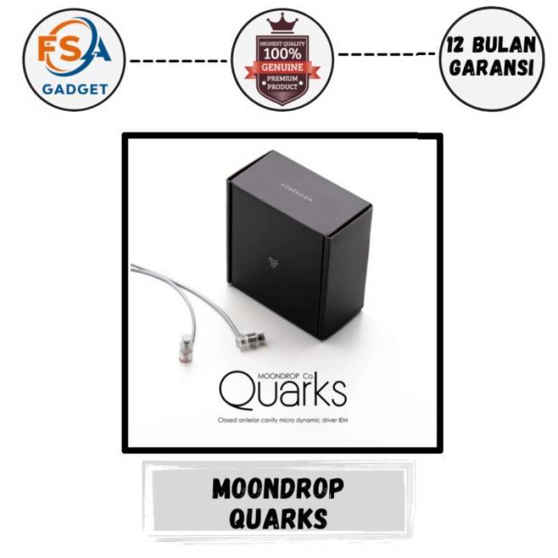 Promo Moondrop Quarks 6Mm Micro Dynamic Driver Hifi In Ear Earphone ...