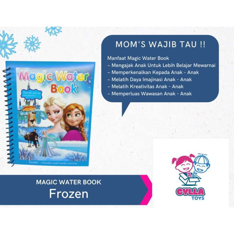 Jual Mainan Edukasi Anak Magic Water Book (magic Water Pen) Buku Gambar ...
