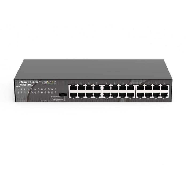Jual Ruijie Rg-es124gd, 24-port 10/100/1000mbps Unmanaged Switch Di ...