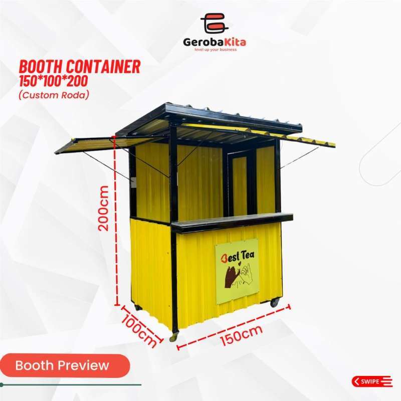 Jual Booth Container Minuman di Seller GerobaKita - Solodiran, Kab ...