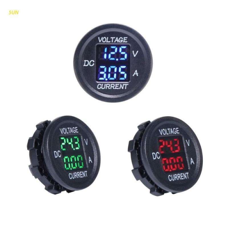 Promo Kd Sun Voltmeter Ammeter Digital Dc 9V Ke 48V 10A 12V 24V 36V ...