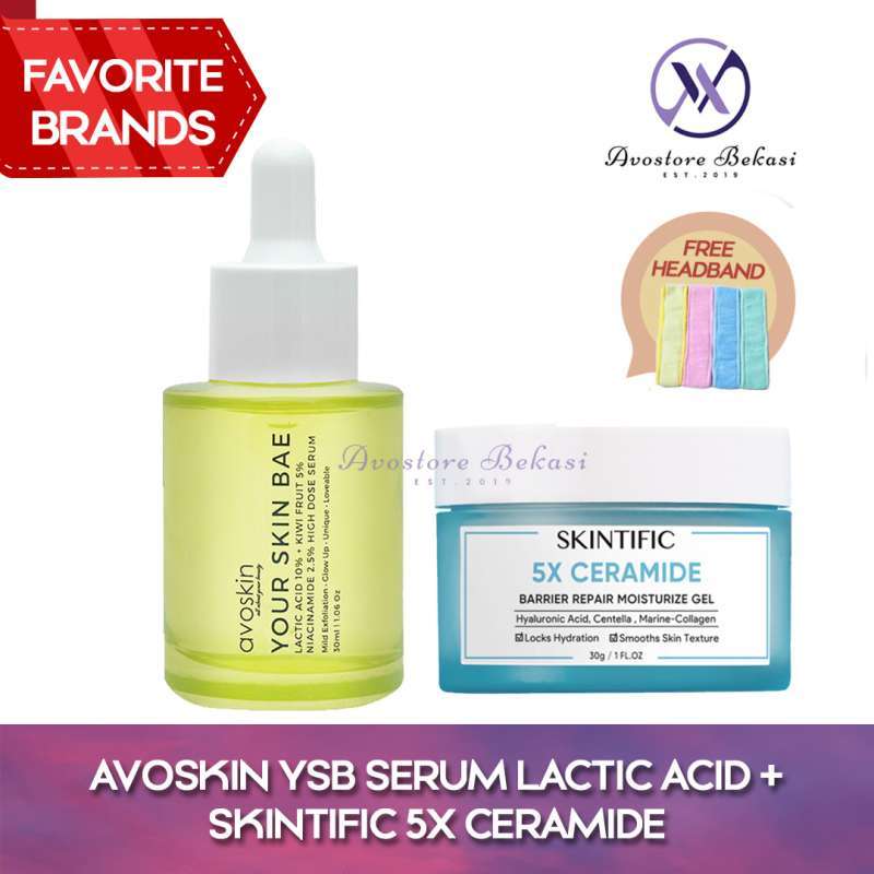 Promo Avoskin Your Skin Bae Serum Lactic Acid 30ml + Skintific 5x ...
