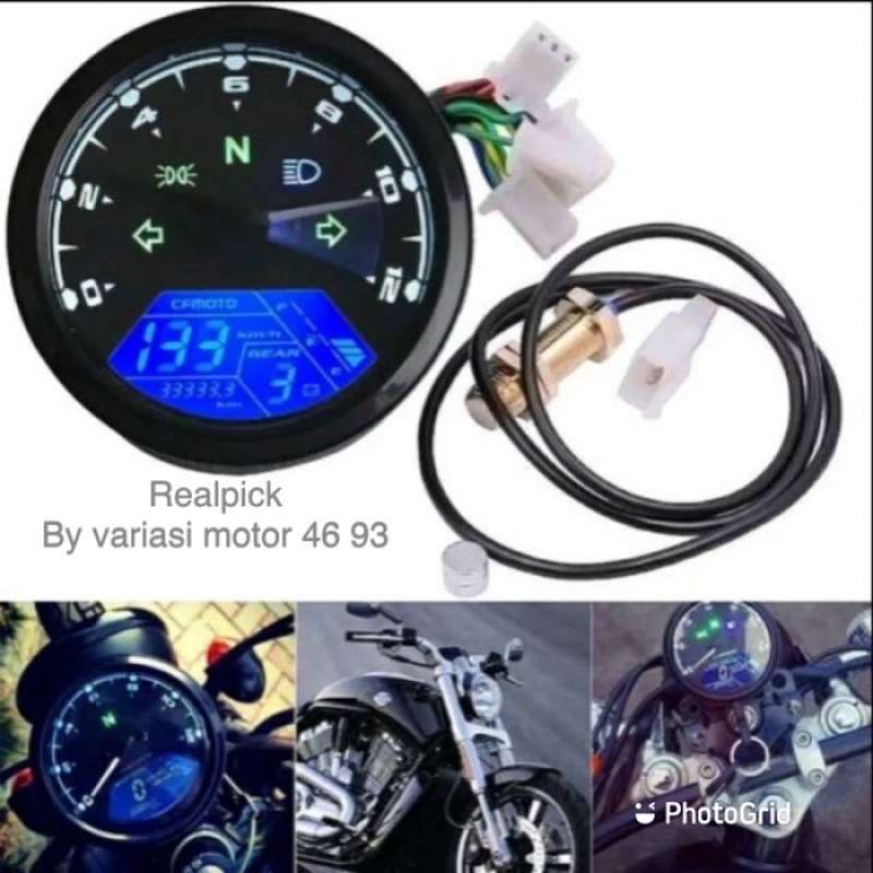 Promo Speedometer Dital Bulat W175 Benelli Japstyle Diskon 23% di ...
