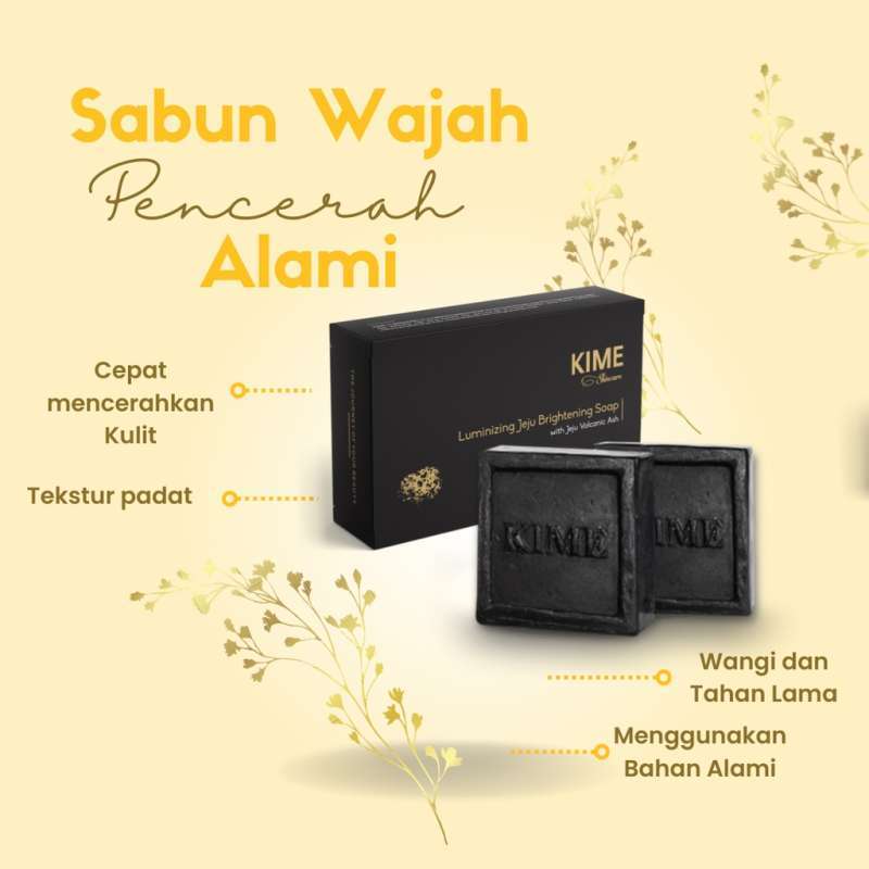 Jual Kime Skincare Korea Luminizing Jeju Brightening Soap Original BPOM ...