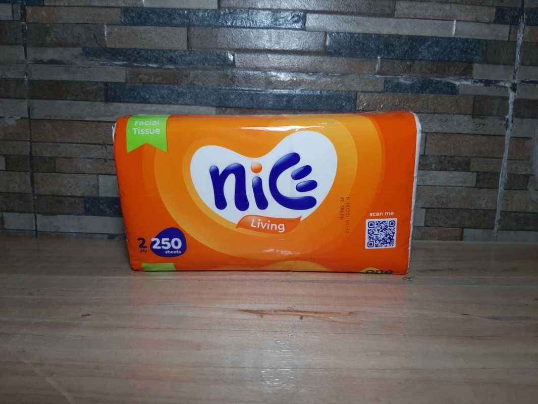 Jual tissue facial nice 250 sheets ( 2 ply ) di Seller Wahyuuu Store ...