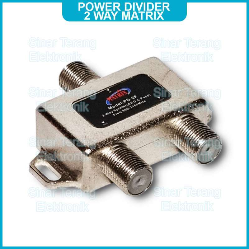 Jual Power Divider 2 Way Matrix PD-2F Splitter di Seller Sinar Terang ...