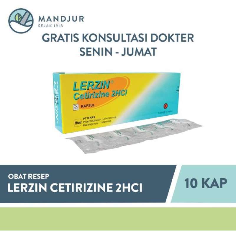 Jual Lerzin 10 Mg Strip 10 Kapsul Di Seller Apotek Mandjur Official ...