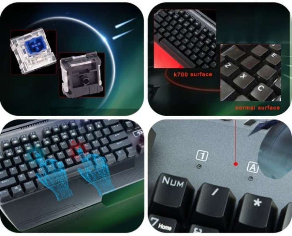 Jual Redragon K700 Mechanical Gaming Keyboard Anti-ghosting - Olb3026 ...