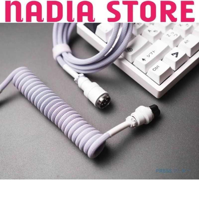 Promo Type C Coiled Cable Mechanical Keyboard Aviator By Press Play ...