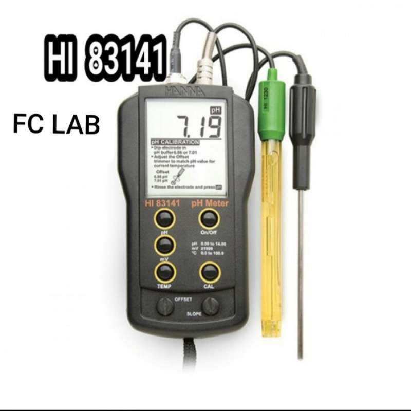 Promo Hanna Hi83141 Ph Meter With Electrode And Trmp Probe / Hanna Hi ...