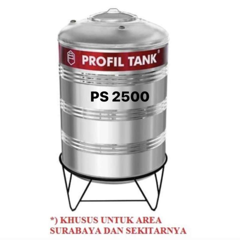 Promo Tangki Air / Tandon Stainless Profil Tank Ps 2500 L / 2080 Liter ...