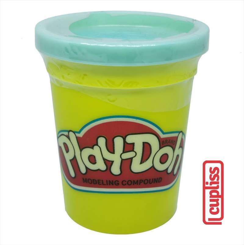 Jual Play Doh Dough Can 4 Oz Light Blue Green 112 Gr Playdoh Original ...