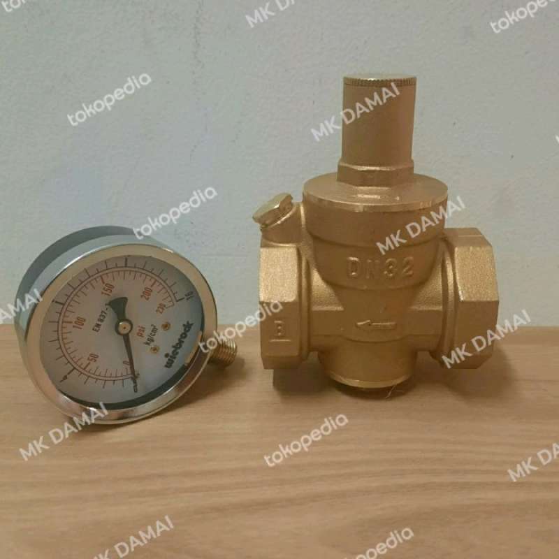 Promo Pressure reducing valve kuningan 1/2inch / Pressure regulator ...