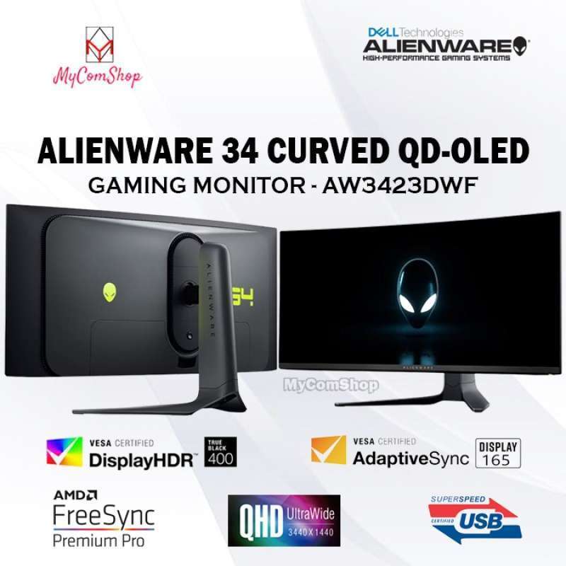 Jual Dell Alienware Monitor Gaming 34 Curved Qd-oled - Aw3423dwf Di ...