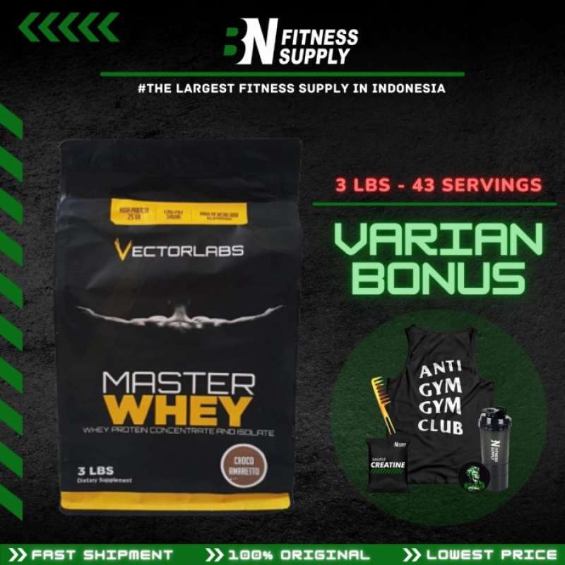 Jual Vectorlabs Masterwhey Master Whey Protein Concentrate & Isolate Di ...