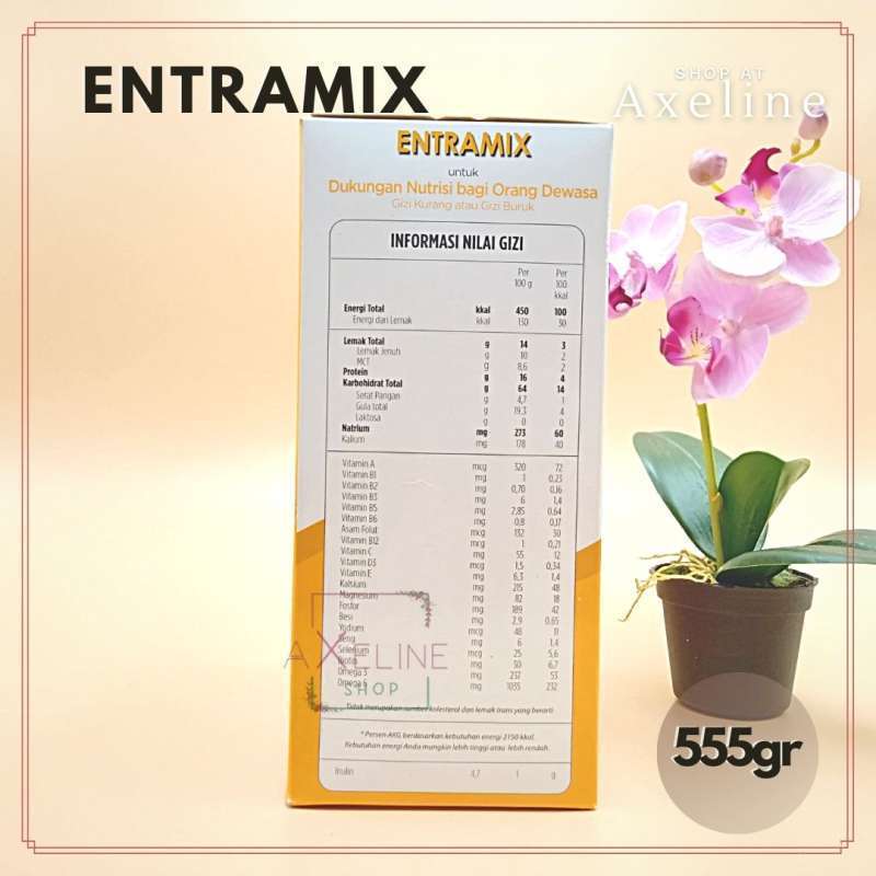Jual Entramix Susu Vanila 555gr (penambah Nafsu Makan Kondisi ...