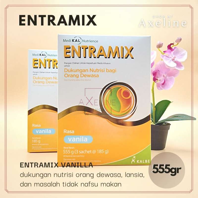 Jual Entramix Susu Vanila 555gr (penambah Nafsu Makan Kondisi ...