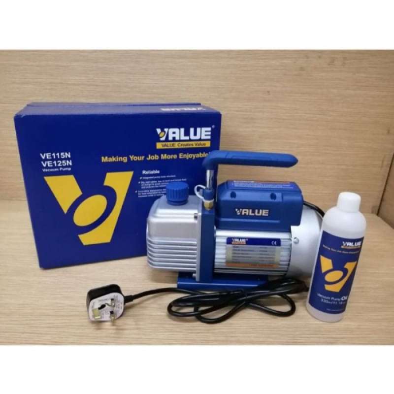 Jual MESIN VAKUM AC VACUM PUMP VALUE 1/4 PK/HP ORIGINAL VE115 di Seller ...