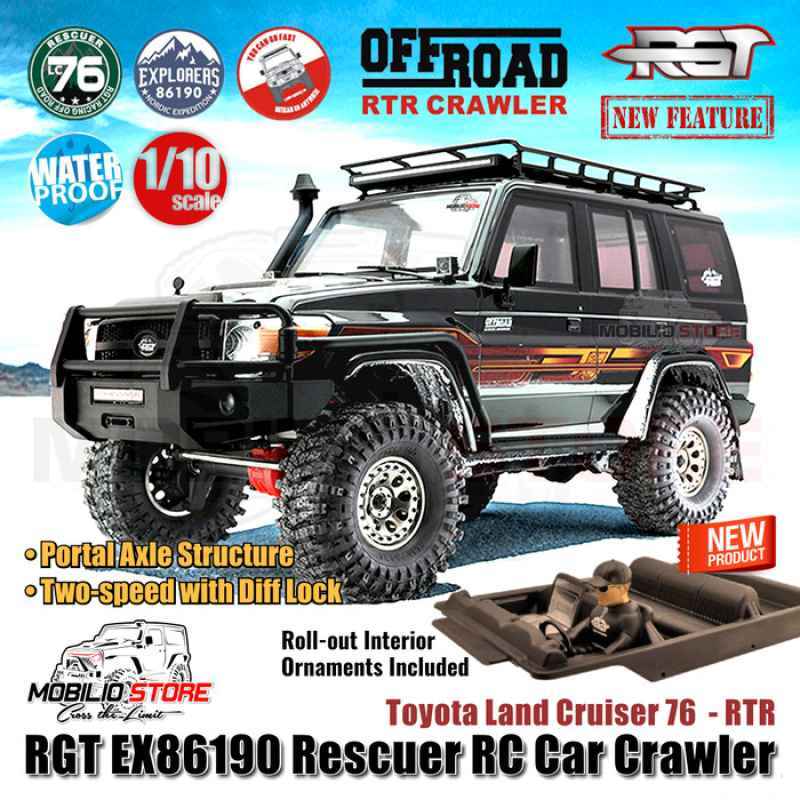 Promo Rgt Ex86190 Rescuer Toyota Land Cruiser 76 RC Car 1/10 Crawler ...