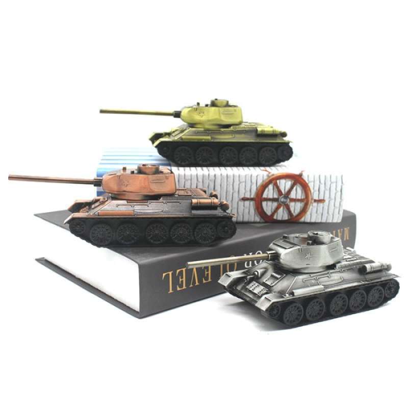 Jual Miniatur Diecast Tank Baja T34 Tempur Perang Dunia Wwii Bahan Besi ...