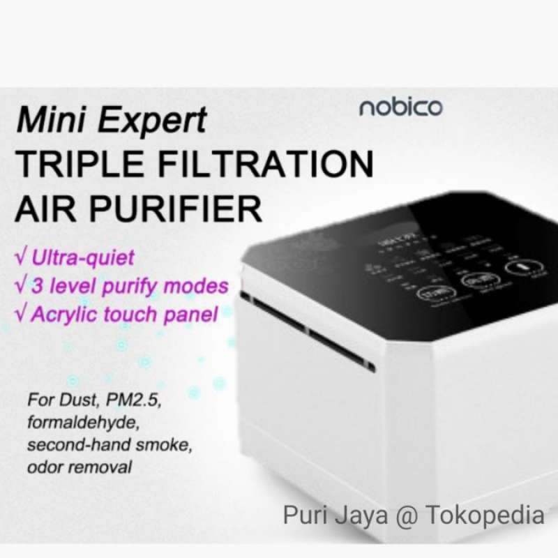 Promo Air Purifier Hepa Filter Ion Generator Ionizer Pembersih Udara Nobico Diskon 23% di Seller ...