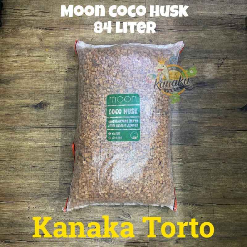 Promo Moon Coco Husk 84 Liter Alas Kandang Reptil Kadal Kura Suclata ...