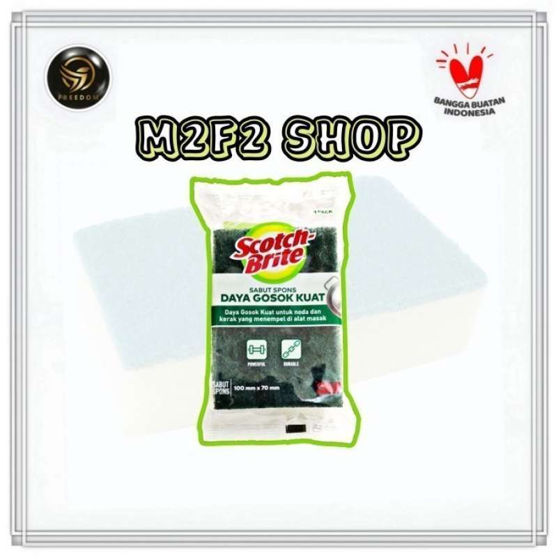 Promo Sabut Spons Cuci Piring 3m Scotch - Brite Id T36n - 15 Gr ...
