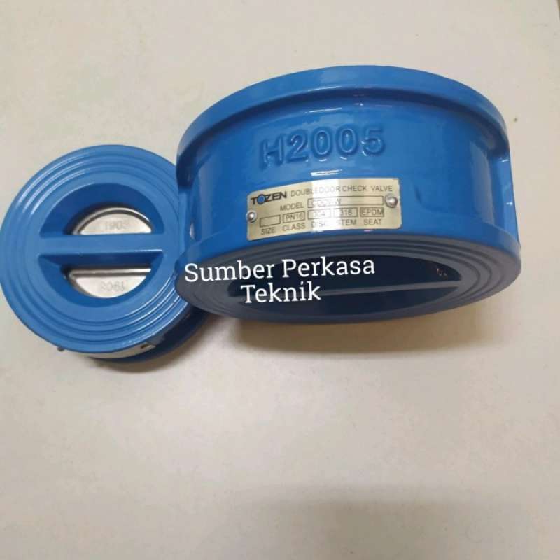 Promo Wafer Check Valve TOZEN Cast Iron 21/2 inch / DN 65 / Universal ...
