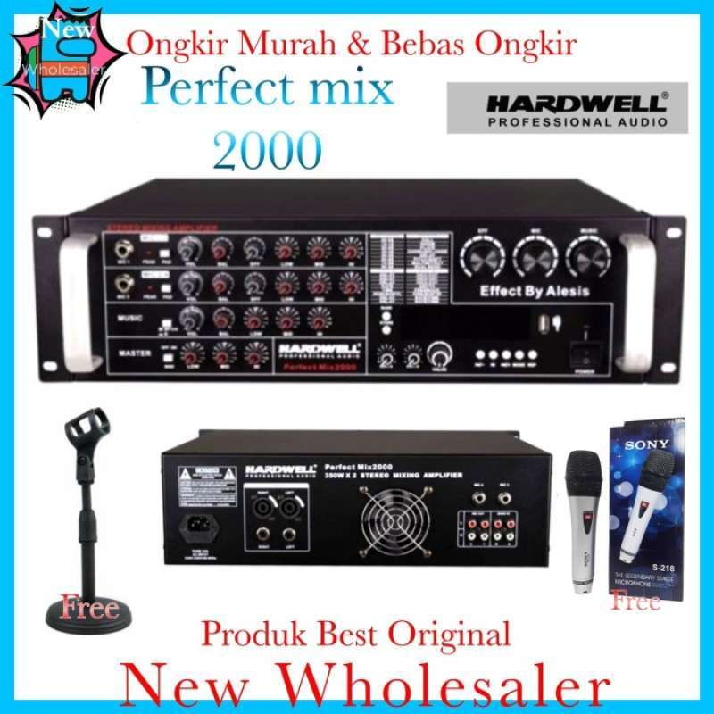 Promo Power Amplifier Hardwell perfect mix 2000 Original Sound ampli ...