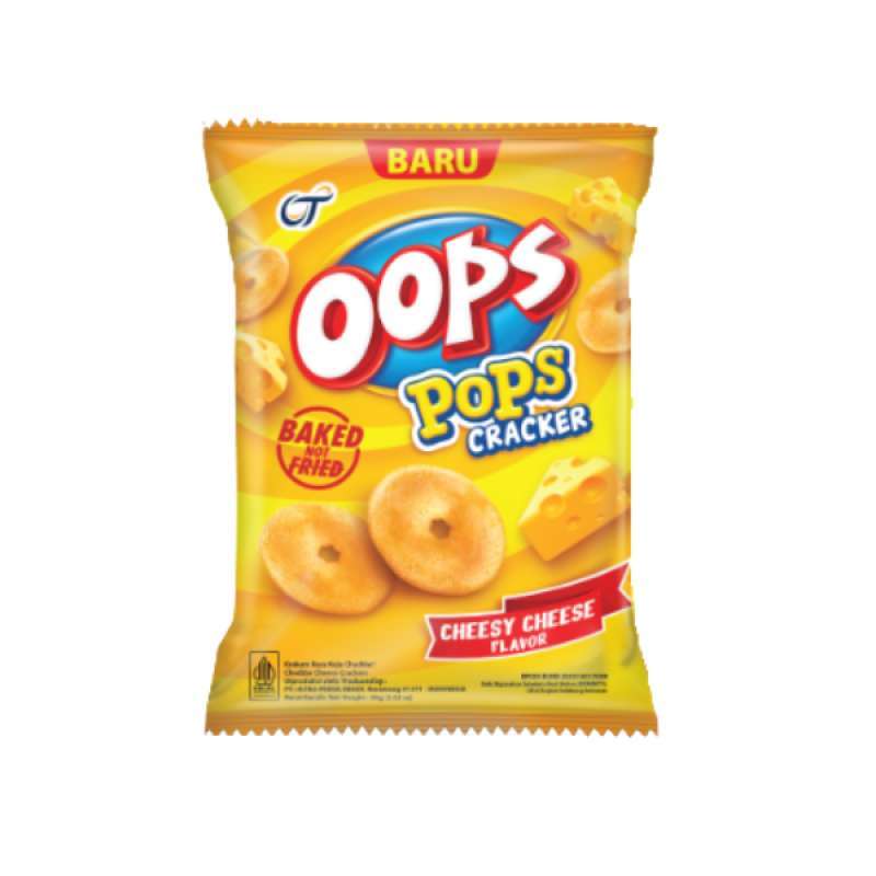 Jual Oops Pops Cracker Cheesy Cheese 20gr - Isi 5 Pcs Di Seller Ot ...