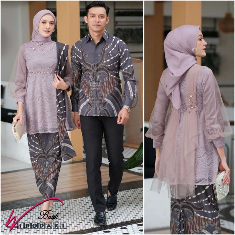 Promo Kebaya Couple Modern Kebaya Wisuda Set Tunik Lamaran Tunangan ...