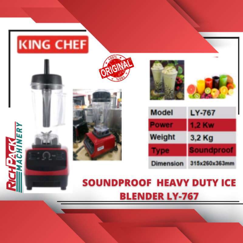 Promo Kingchef Ly-767 Soundproof Heavy Duty Ice Blender Mesin Blender Es Diskon 23% di Seller ...