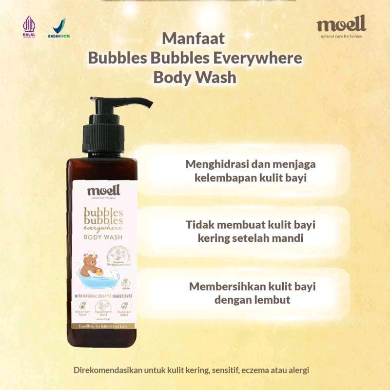 Jual Moell Hair Lotion | Moell Shampoo | Moell Body Wash | Moell Body ...