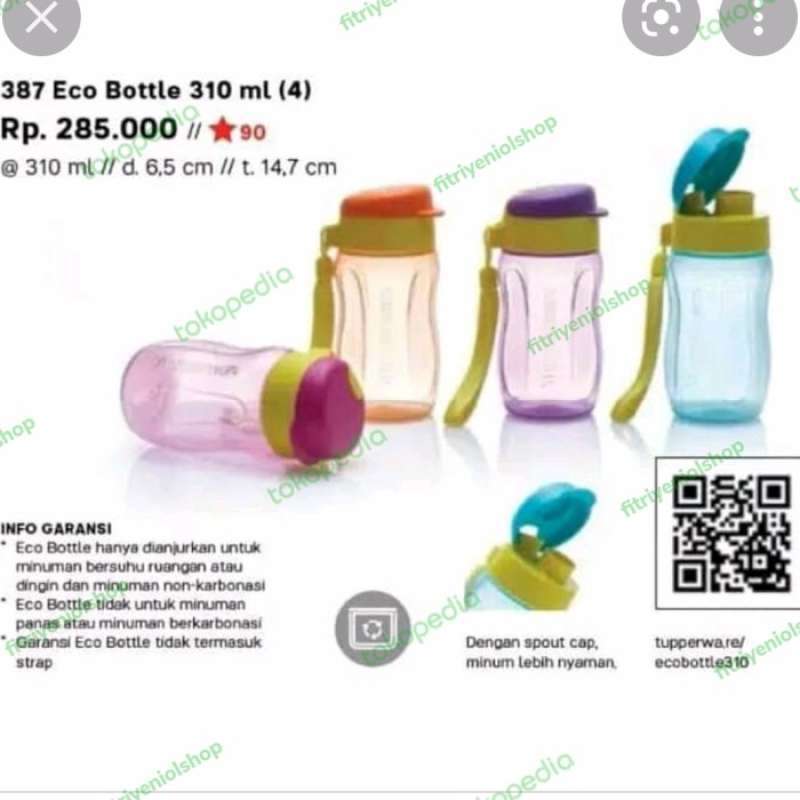 Promo Eco Botol 310 Ml Diskon 13% di Seller ADK Supplies Shop ...