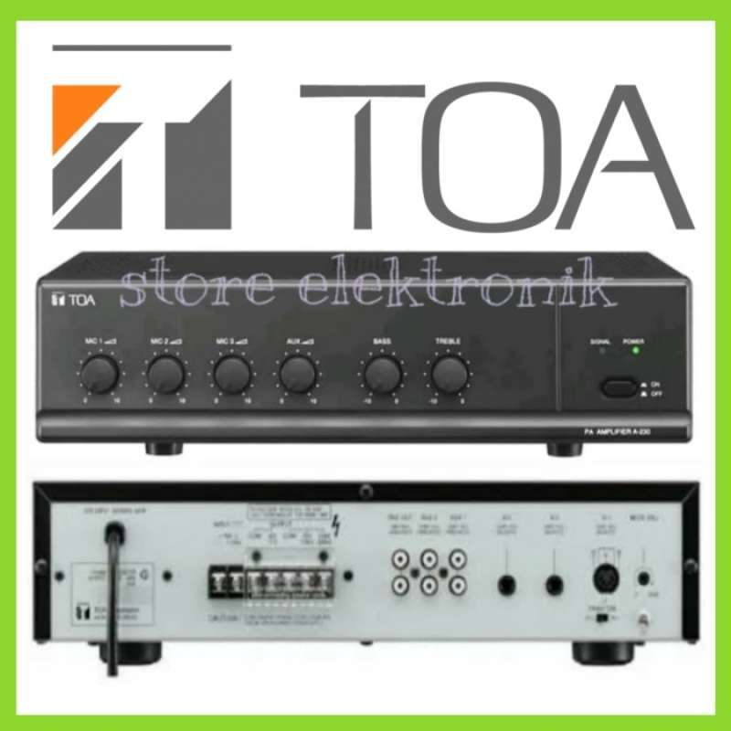 Promo Amplifier Ampli TOA ZA 230W Power 30 Watt - Multicolor Diskon 23% di Seller Rosya ...