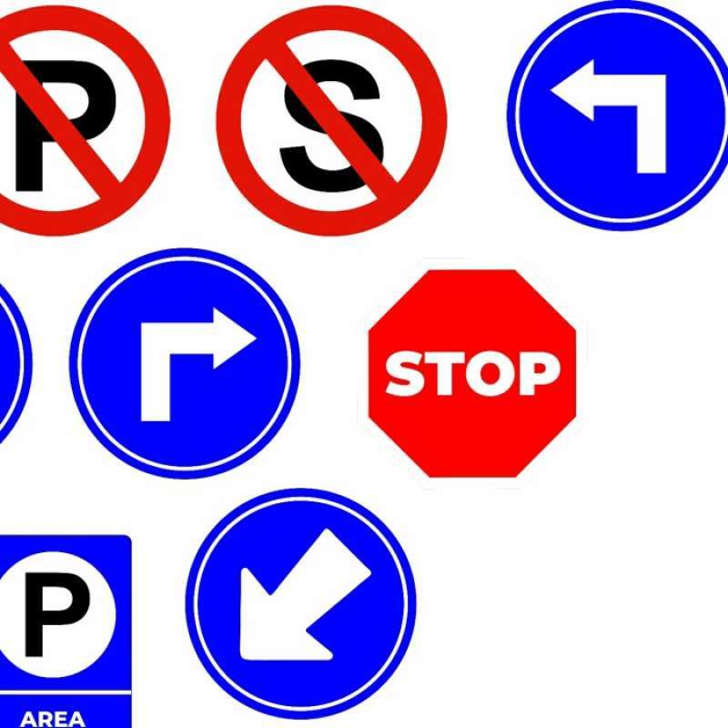 Promo Rambu Lalu Lintas Diameter 60 Cm. Atau Kotak 60 X 60 Cm ...