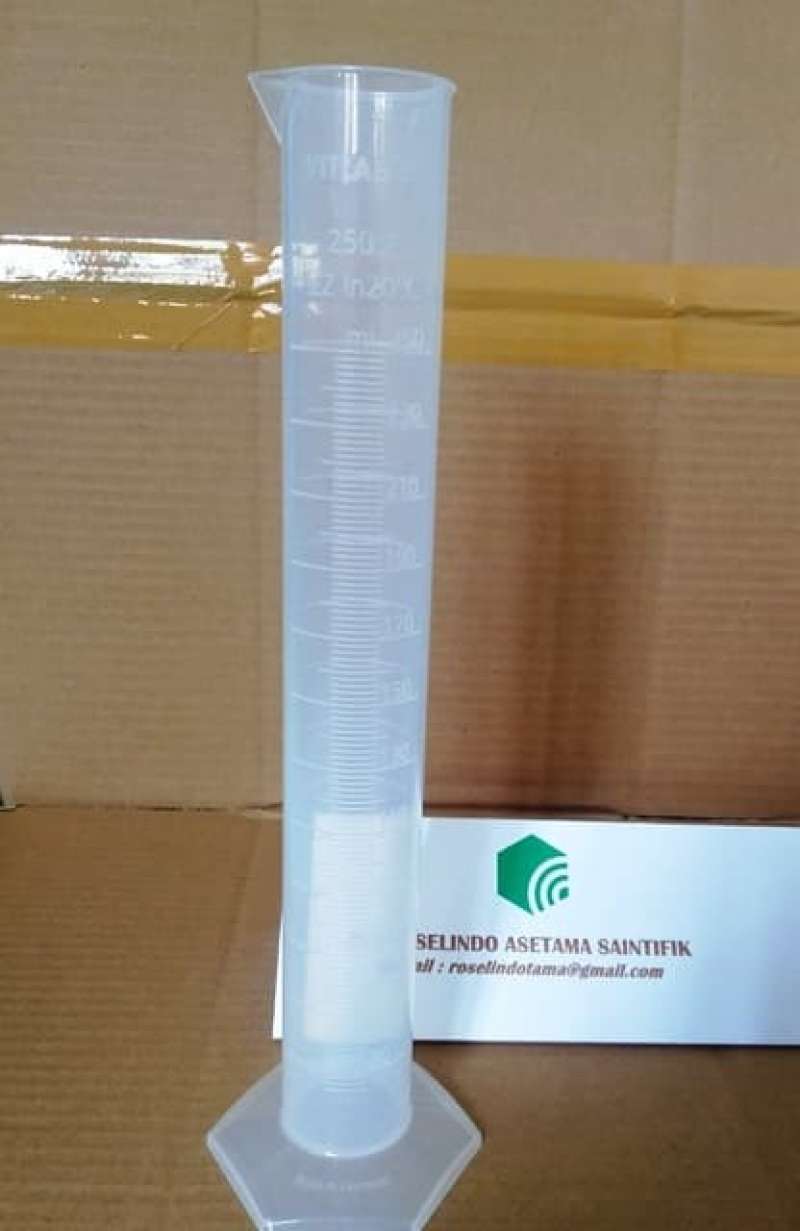 Jual Gelas ukur plastik 250 ml VITLAB Measuring cylinder PP di Seller Medika Lestari - Tugu ...
