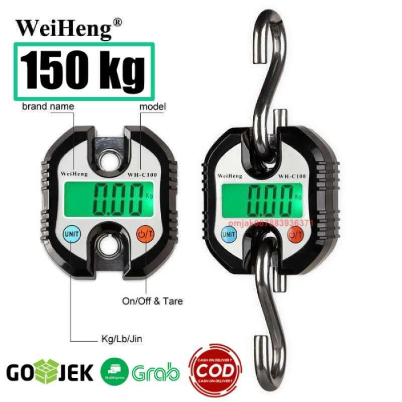 Jual Timbangan Gantung 150 Kg / Timbangan Koper Digital 150kg 50g - Wh-c100 Di Seller Surti Shop ...