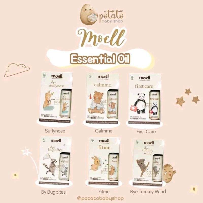 Jual Moell - Natural Essential Oil Fitme / Wind / Stuffynose / Calmme ...