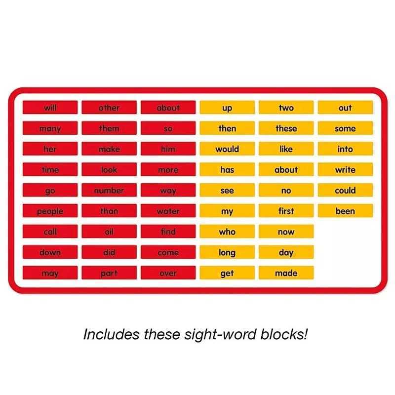 Jual Stacking Tower Of Math/ Sight Words/ Learning Sight Words And Math ...