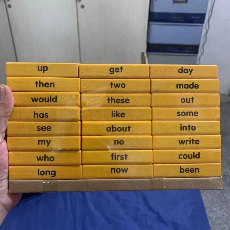 Jual Stacking Tower Of Math/ Sight Words/ Learning Sight Words And Math ...