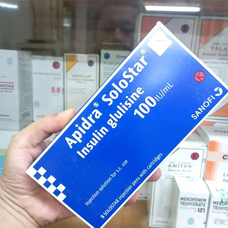 Jual Original jual [apidra] insulin pen /box isi 5 pen diabetes di ...