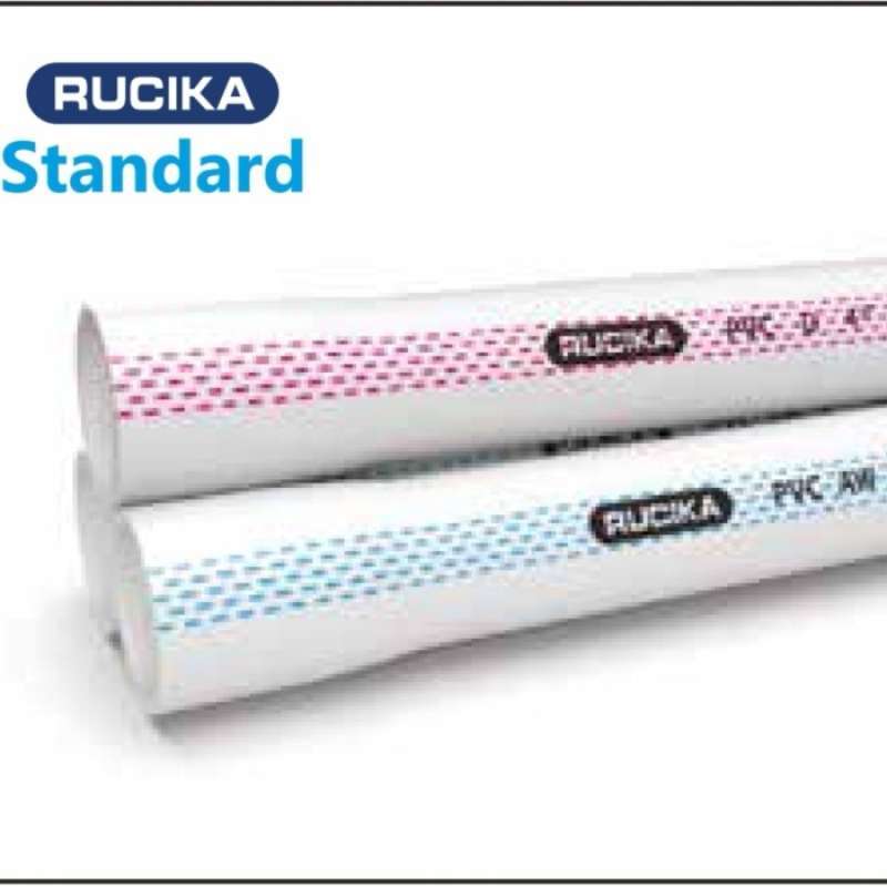 Promo Pipa Pvc Rucika 5 Vp Vu Abu Jis Aw D Putih Standard Wavin Diskon 33% di Seller Erazel ...