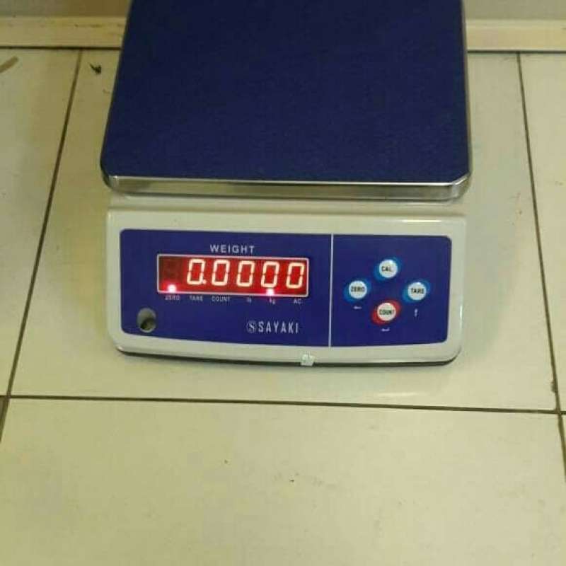 Promo Timbangan Barang Sayaki Weighing Scale Acs Cap. 3 Kg, 6 Kg,15 Kg ...
