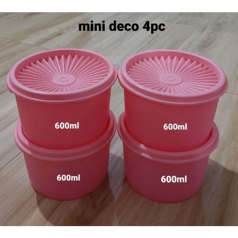 Promo Mini Deco Canister Tupperware Diskon 23% Di Seller Anabel Storee ...