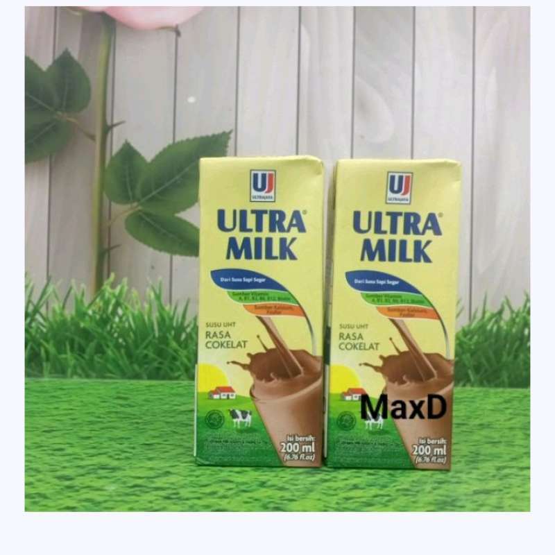 Jual Susu Ultra Milk Uht Full Cream Rasa Cokelat 200 Ml 1 Pcs Di Seller ...