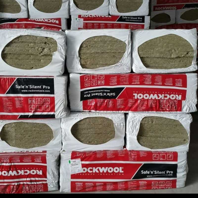 Jual (1 Ball isi 6 board) Rockwool 120x60x5cm Mineral Rock wool tebal 5 ...