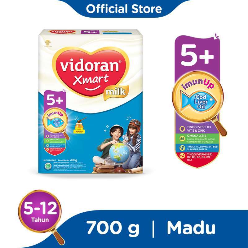 Promo Surabaya - Vidoran Xmart 5+ Madu Susu Formula 700 g Diskon 26% di Seller Blibli.com ...