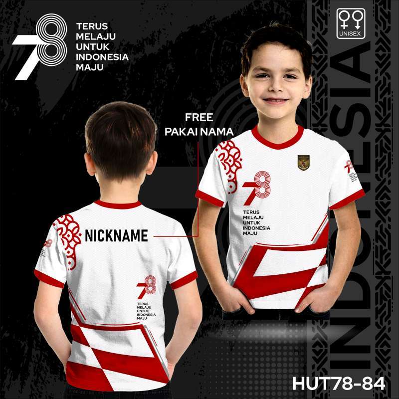 Jual Jersey anak hut kemerdekaan ri ke 78 baju 17an kaos dirgahayu ... Jual Jersey anak hut kemerdekaan ri ke 78 baju 17an kaos dirgahayu ...