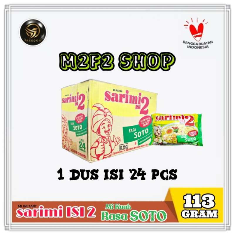 Promo Sarimi Mie Isi Instant Kuah Isi 2 Rasa Soto - 113 Gr (kemasan ...